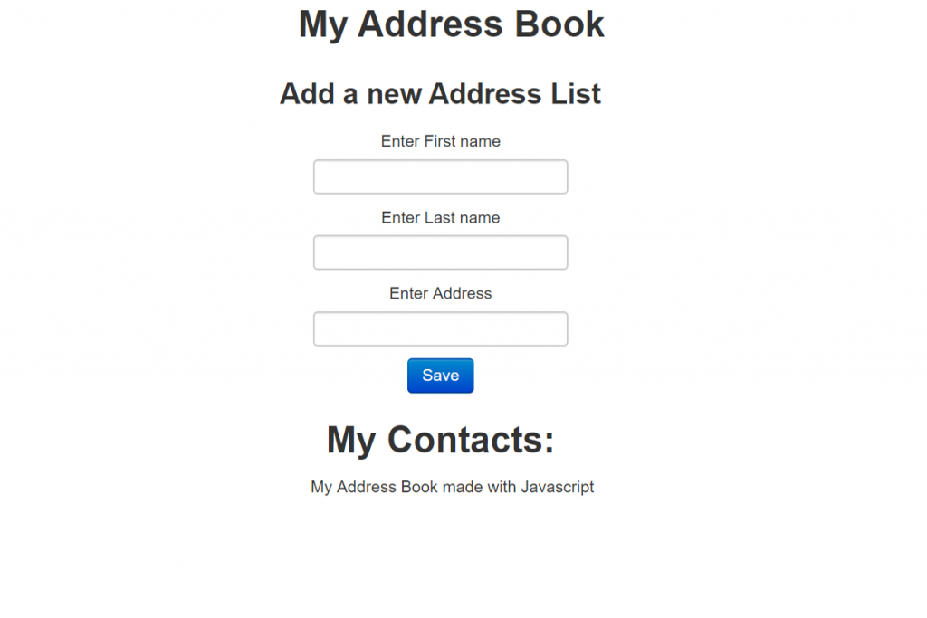 Address Book Using Php With Source Code Codezips