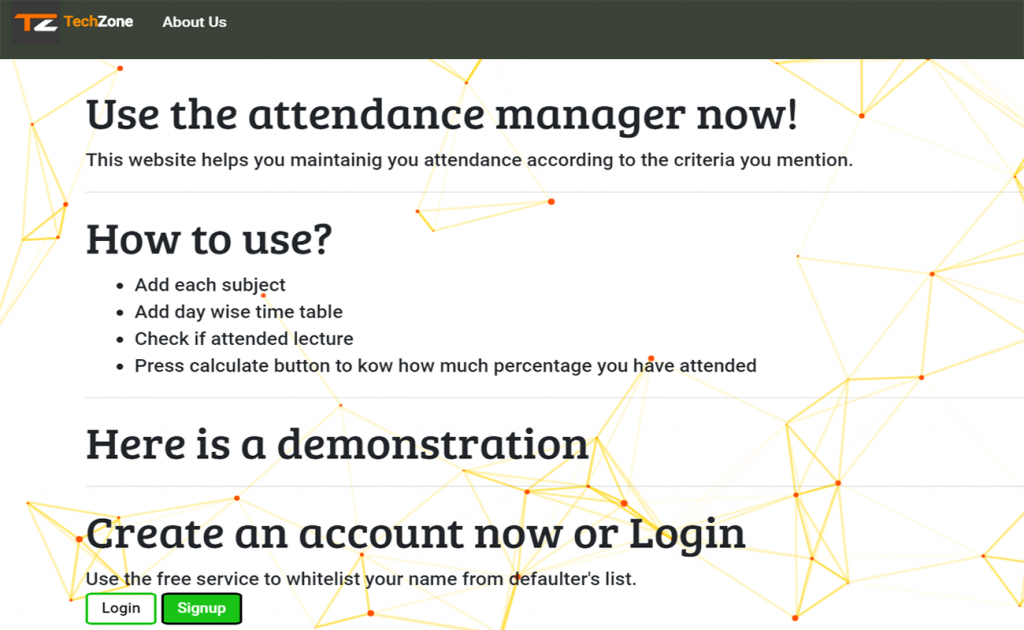 Attendance Manager Using Javascript With Source Code - Download Free ...