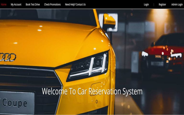 Car Reservation System Project In PHP With Source Code - Download Free Projects | CodeZips
