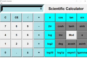 Scientific Calculator In Python With Source Code - Codezips