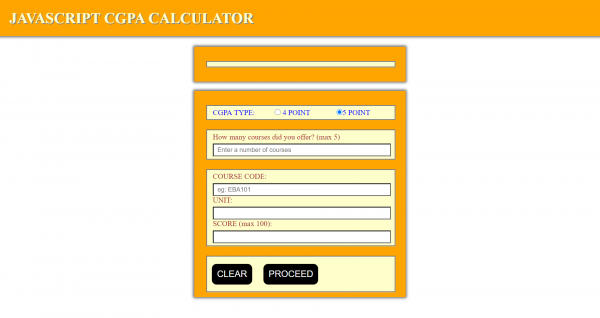 CGPA Calculator In JavaScript With Source Code - Download Free Projects | CodeZips