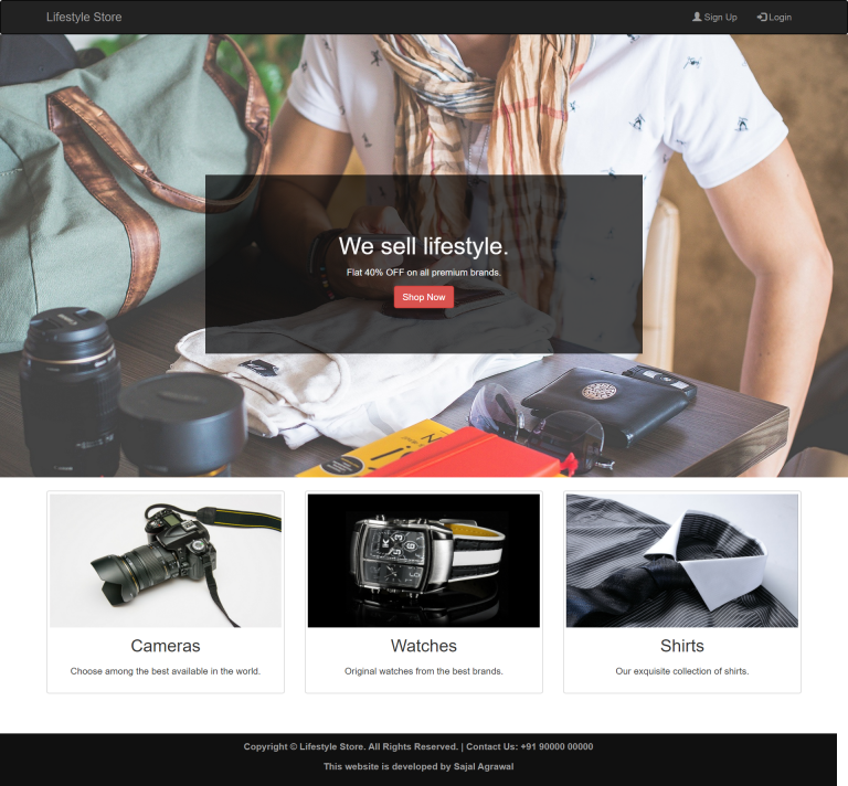 Online Shopping Website In PHP With Source Code - Codezips