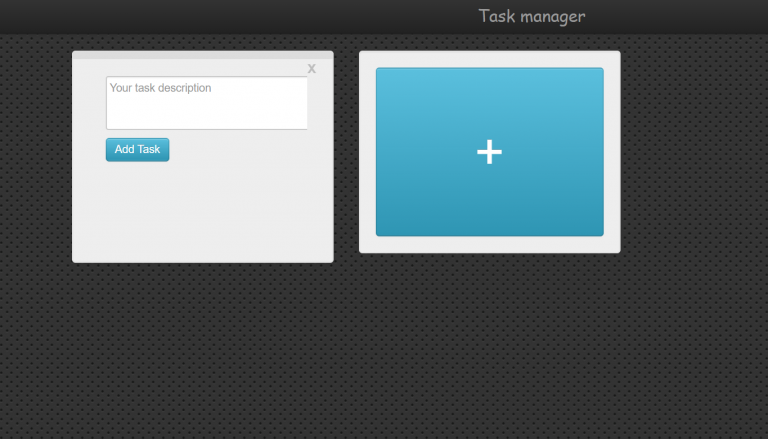 Task Manager In Javascript With Source Code Codezips